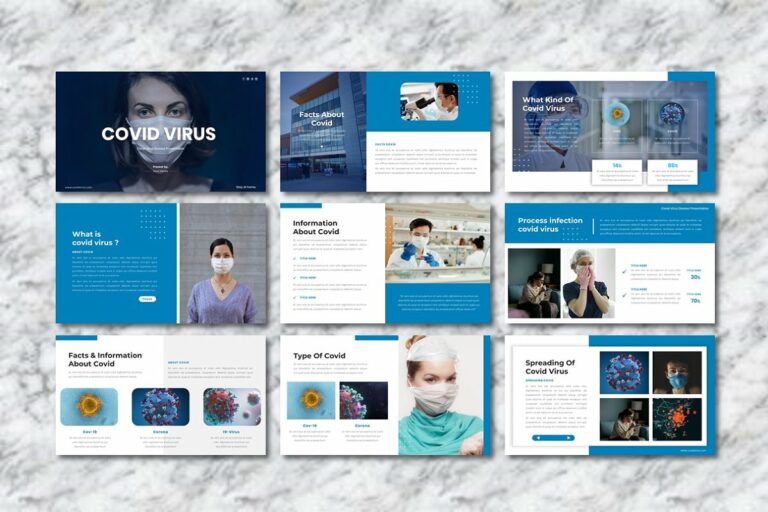 Covid Virus - Medical Google Slide – MasterBundles