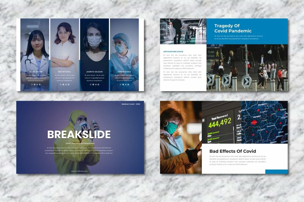 Covid Virus - Medical Google Slide – MasterBundles