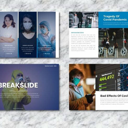 Covid Virus - Medical Google Slide | Master Bundles