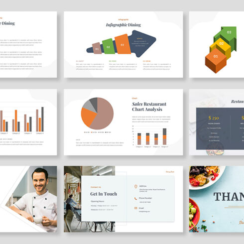 Dining - Restaurant Presentation PowerPoint Template | MasterBundles