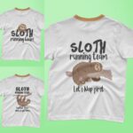 Sloth Running Team SVG T-Shirt Designs Bundle – MasterBundles