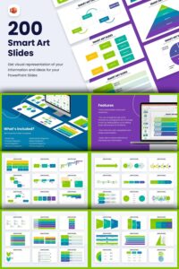 Smart Art Powerpoint Templates | Infographics Easy To Edit Compatible ...
