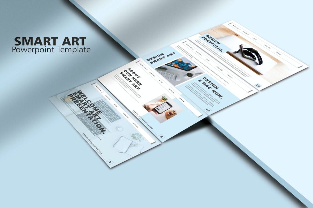 SMART ART - Minimal Business Powerpoint Template – MasterBundles