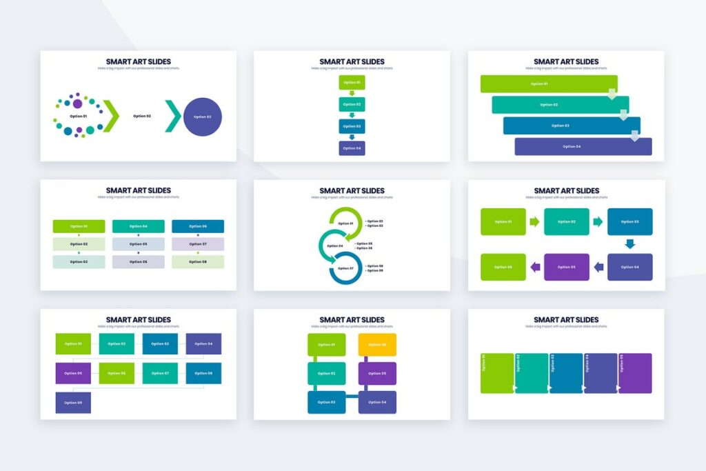 Smart Art Powerpoint Templates | Infographics Easy To Edit Compatible ...