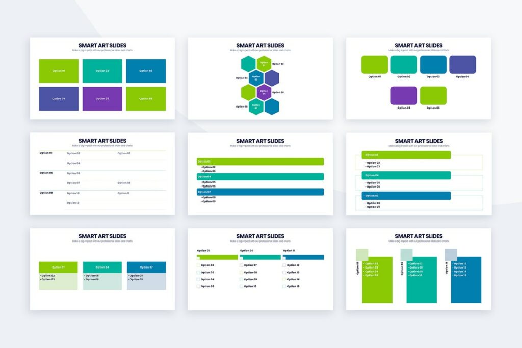 Smart Art Powerpoint Templates | Infographics Easy To Edit Compatible ...