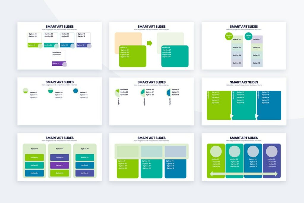 Smart Art Powerpoint Templates | Infographics Easy To Edit Compatible ...