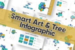 Smart Art & Tree Diagram Powerpoint Template – MasterBundles