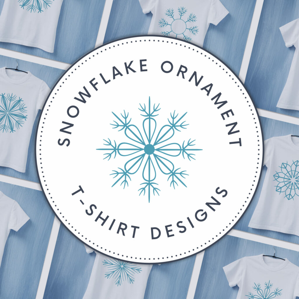 Snowflake Ornament SVG T-shirt Designs – MasterBundles