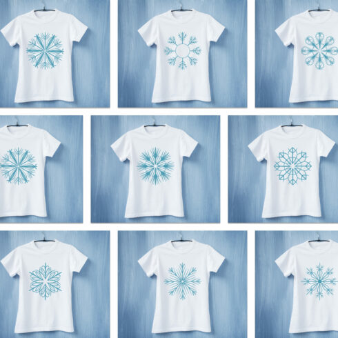 Snowflake Ornament SVG T-shirt Designs – MasterBundles