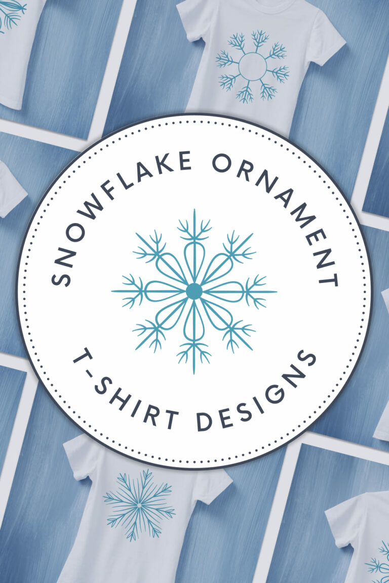 Snowflake Ornament SVG T-shirt Designs – MasterBundles