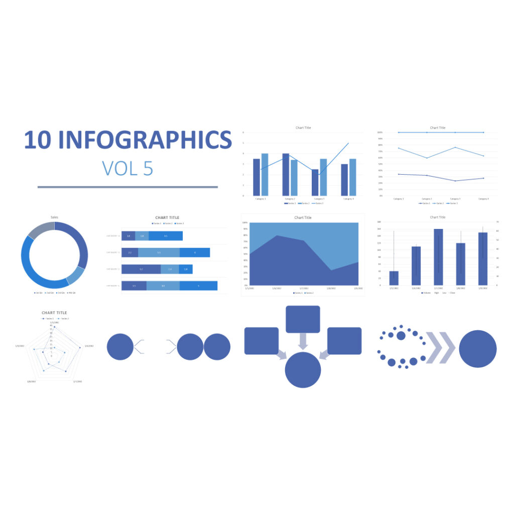 10 Infographic elements pack - MasterBundles