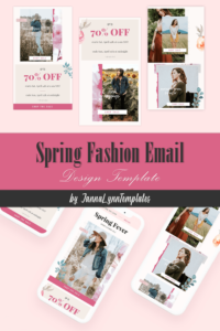 Spring Fashion Email Design Template – MasterBundles
