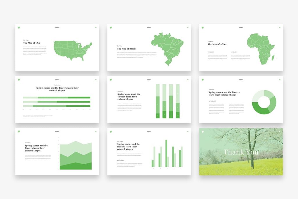 Springo - Flowers Powerpoint Template – MasterBundles