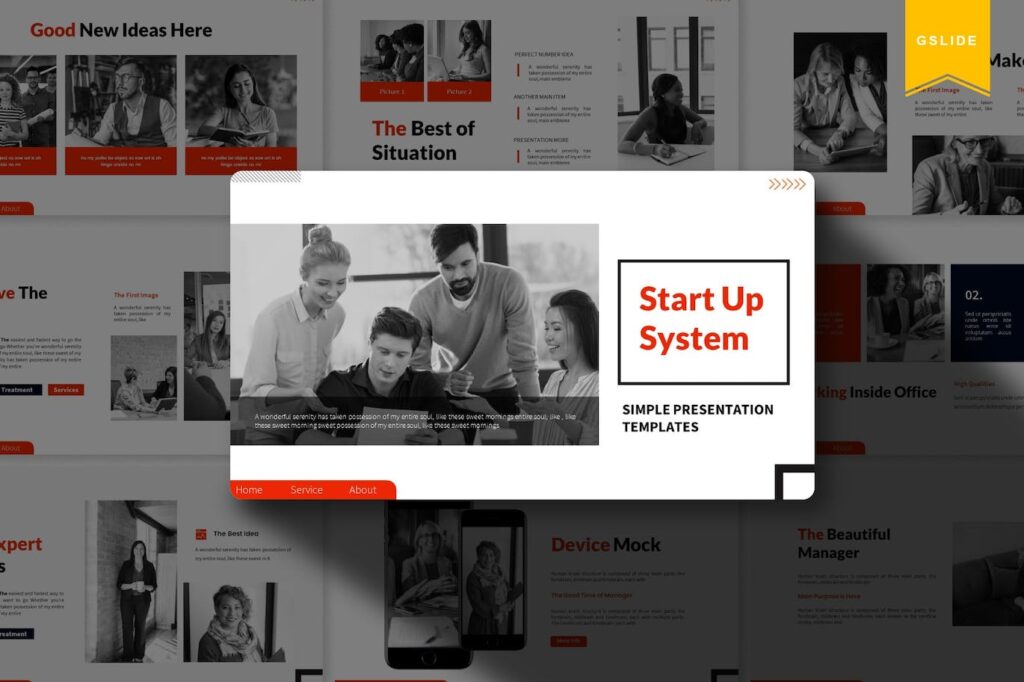 Start Up System | Google Slides Template – MasterBundles