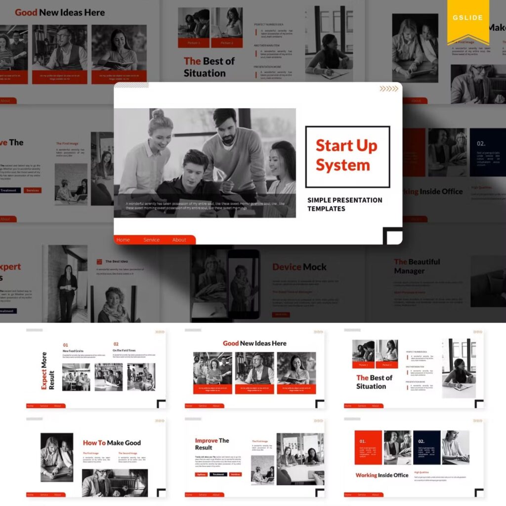 Start Up System | Google Slides Template – MasterBundles
