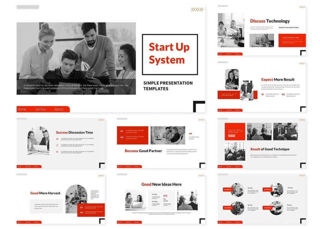 Start Up System | Google Slides Template – MasterBundles