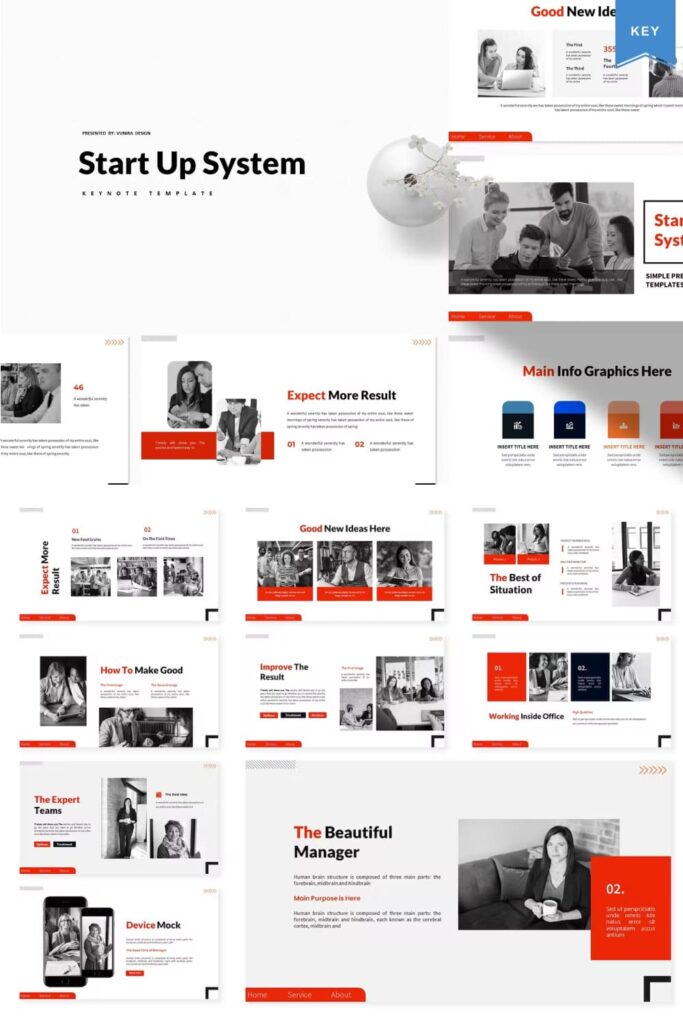 Start Up System | Keynote Template – MasterBundles
