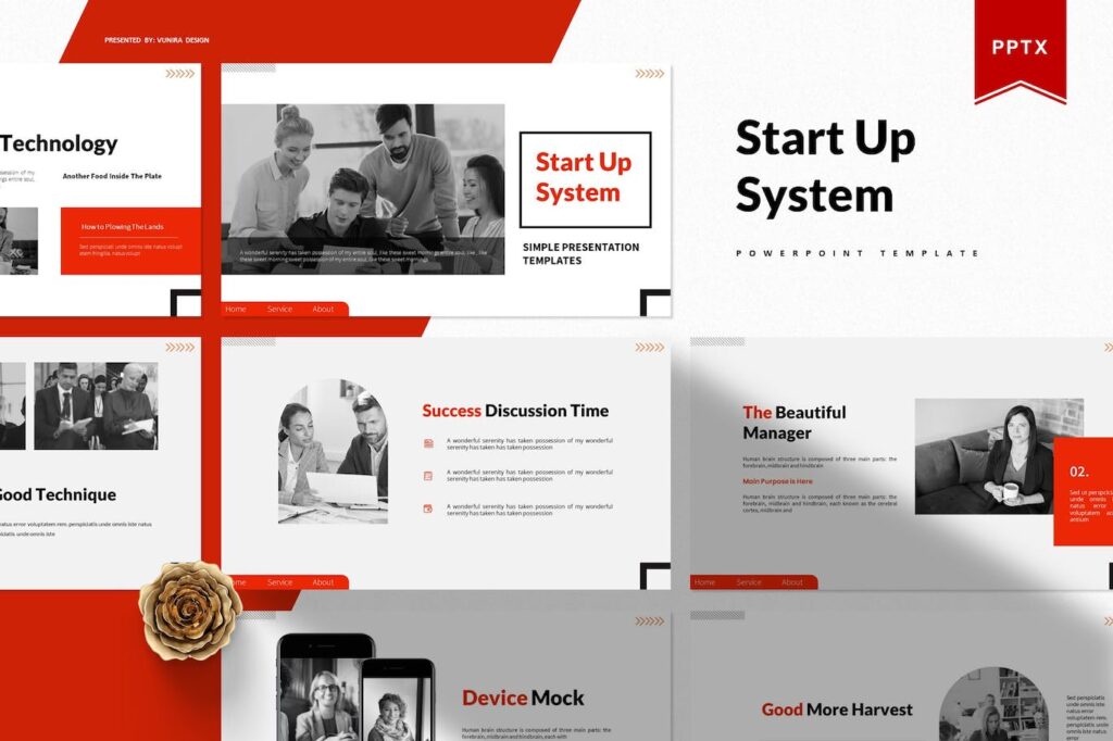 Start Up System | Powerpoint Template – MasterBundles
