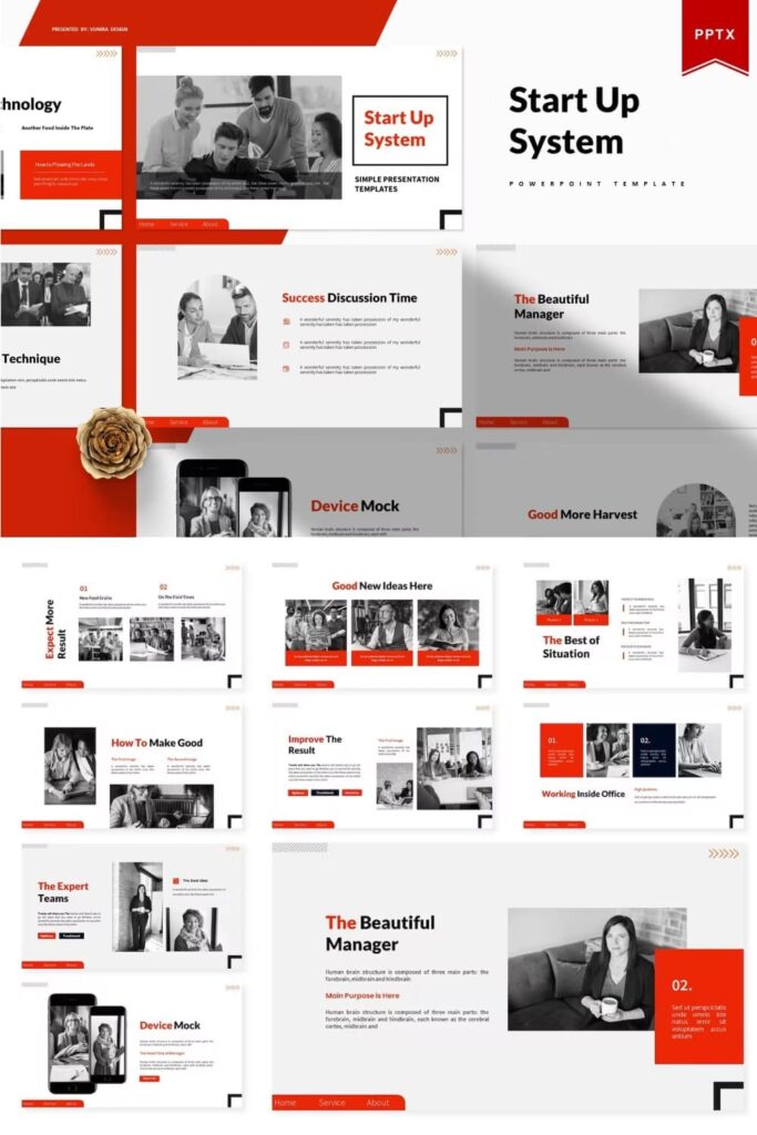 Start Up System | Powerpoint Template – MasterBundles