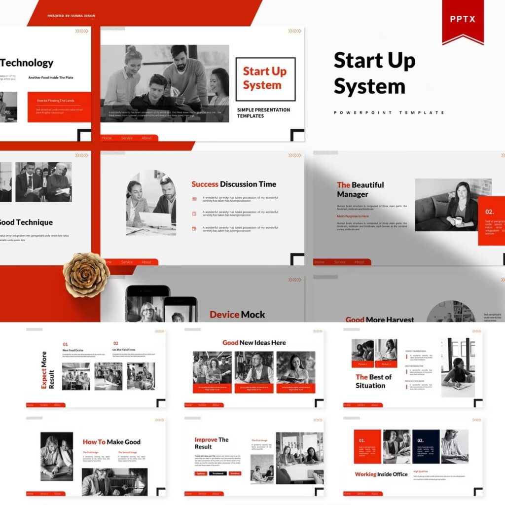 Start Up System | Powerpoint Template – MasterBundles
