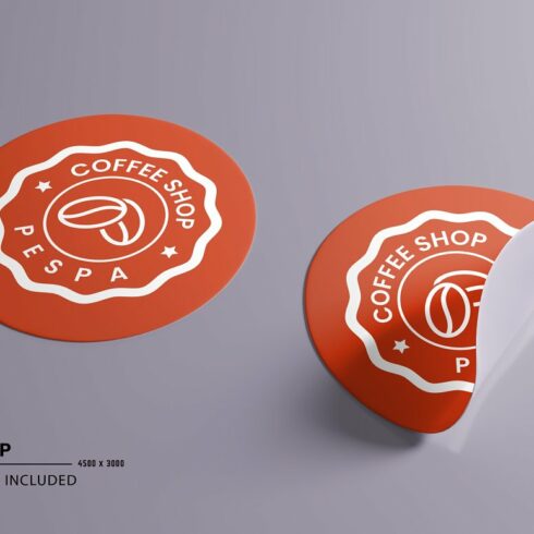 Sticker High Quality Logo Mockup Psd | Master Bundles