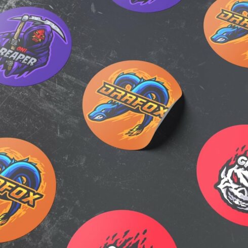 Sticker Logo Mockup Psd | Master Bundles