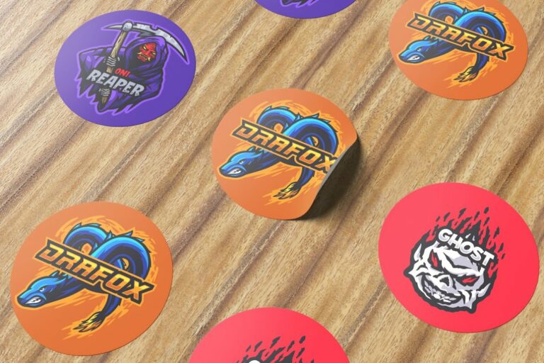 Sticker Logo Mockup Psd – MasterBundles