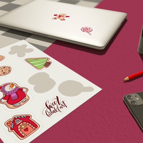 Stickers Mock-Up | Master Bundles