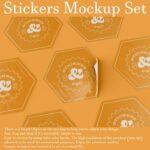 Stickers Mockup Set – MasterBundles