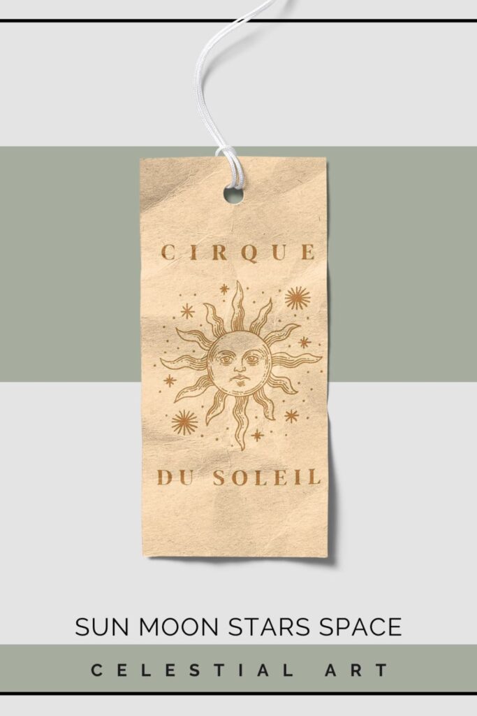 Celestial Art - Sun Moon Stars Space – MasterBundles
