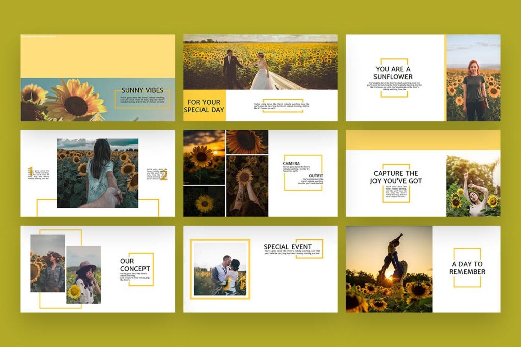 Sunflower - Multipurpose Powerpoint Presentation – MasterBundles