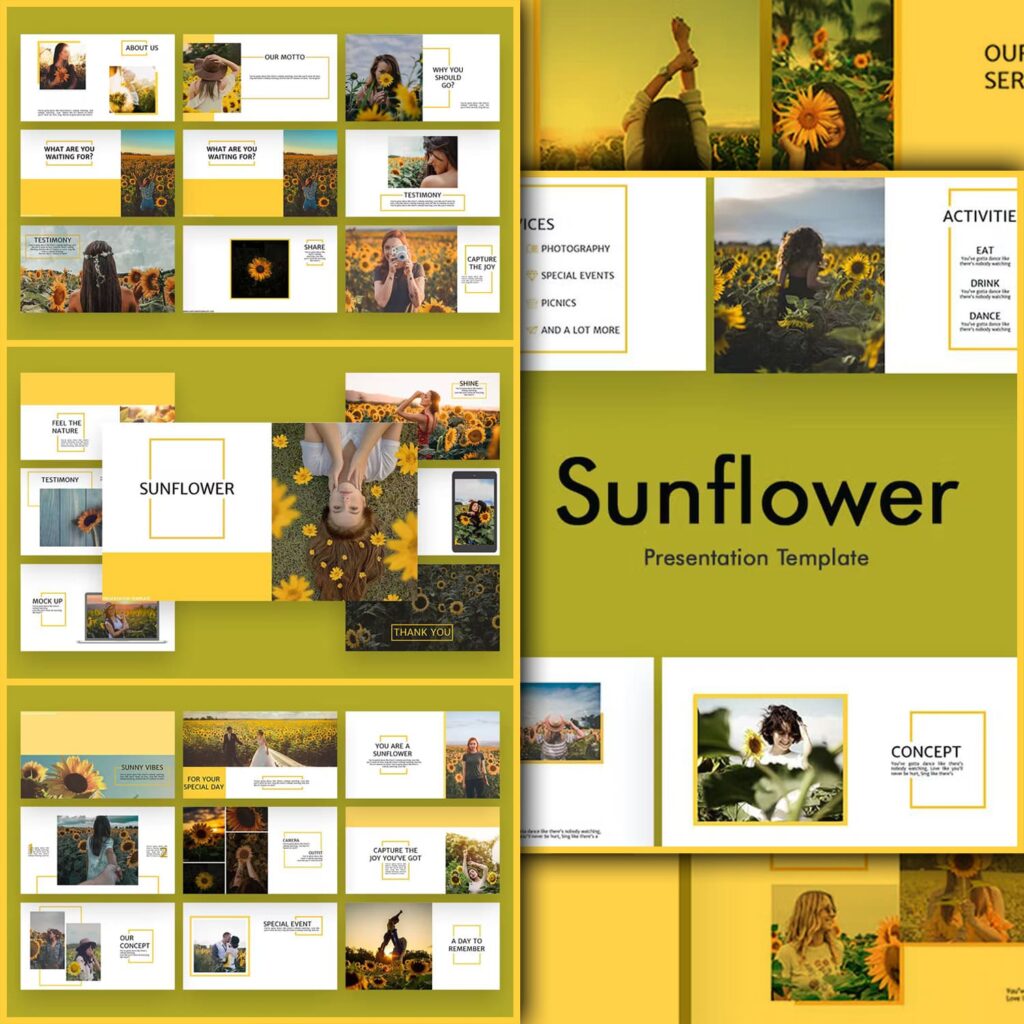 Sunflower - Multipurpose Powerpoint Presentation – MasterBundles