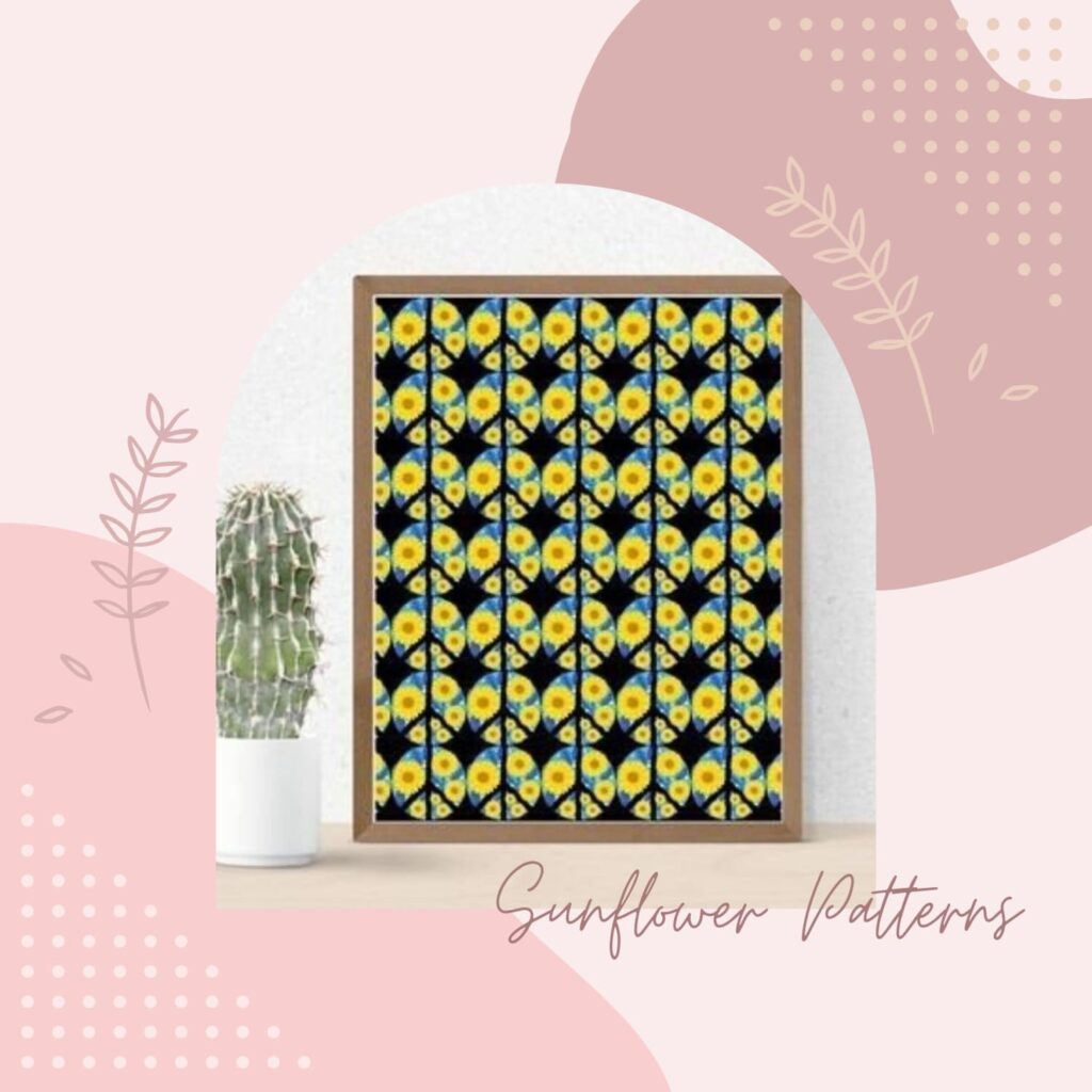 Sunflower Patterns Digital Papers, KDP – MasterBundles