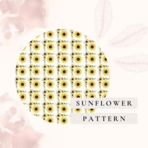 Sunflower Digital Papers, Flower Patterns | Master Bundles