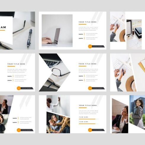 Team - Business PowerPoint Template – MasterBundles