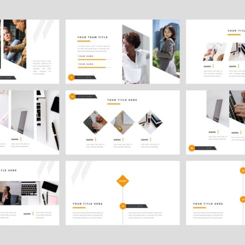 Team - Business PowerPoint Template – MasterBundles