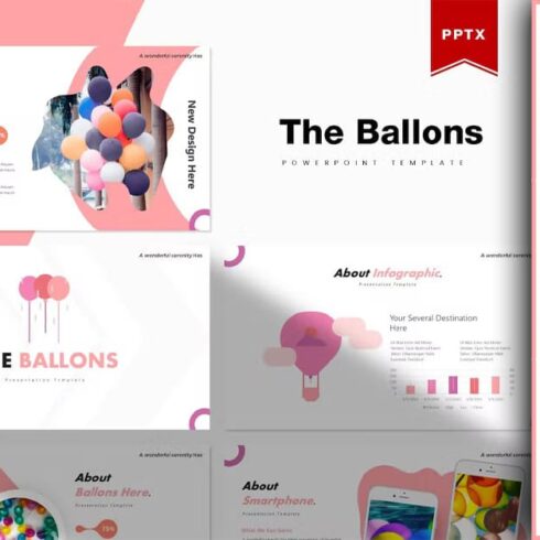 The Balloons | Powerpoint Template | Master Bundles