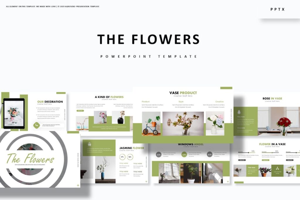 The Flowers - Powerpoint Template – MasterBundles
