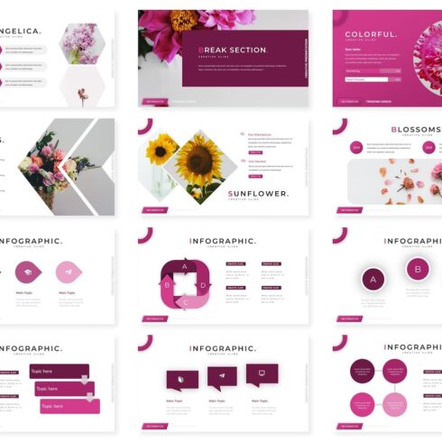 The Flowers - Powerpoint Template – MasterBundles