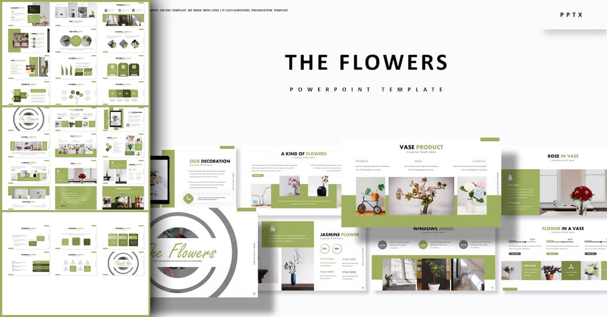 The Flowers - Powerpoint Template – MasterBundles