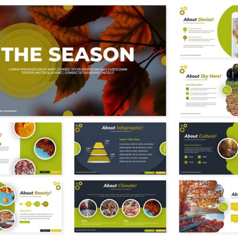 The Season Google Slides Template | MasterBundles
