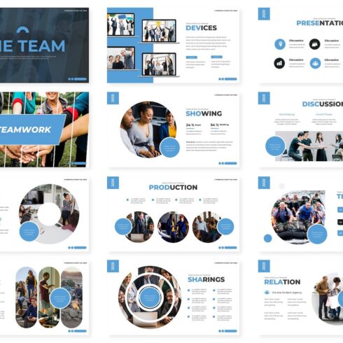 The Team - PowerPoint Template | MasterBundles