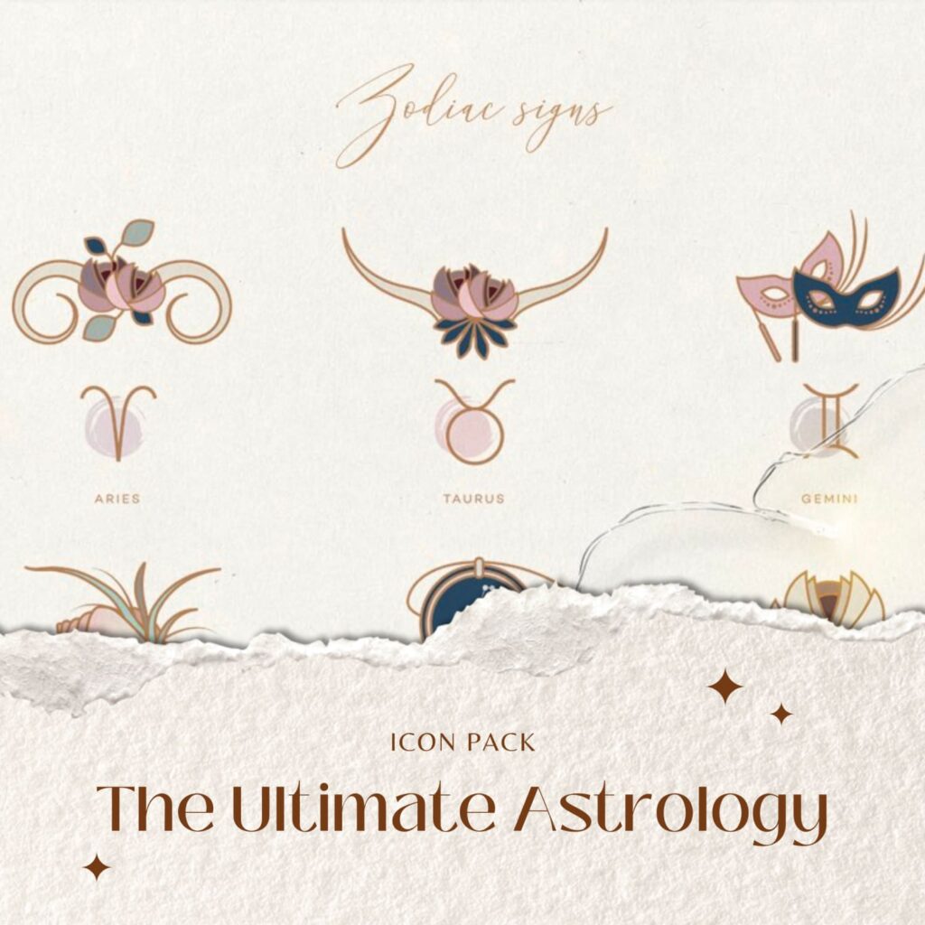 The Ultimate Astrology Icon Pack – MasterBundles