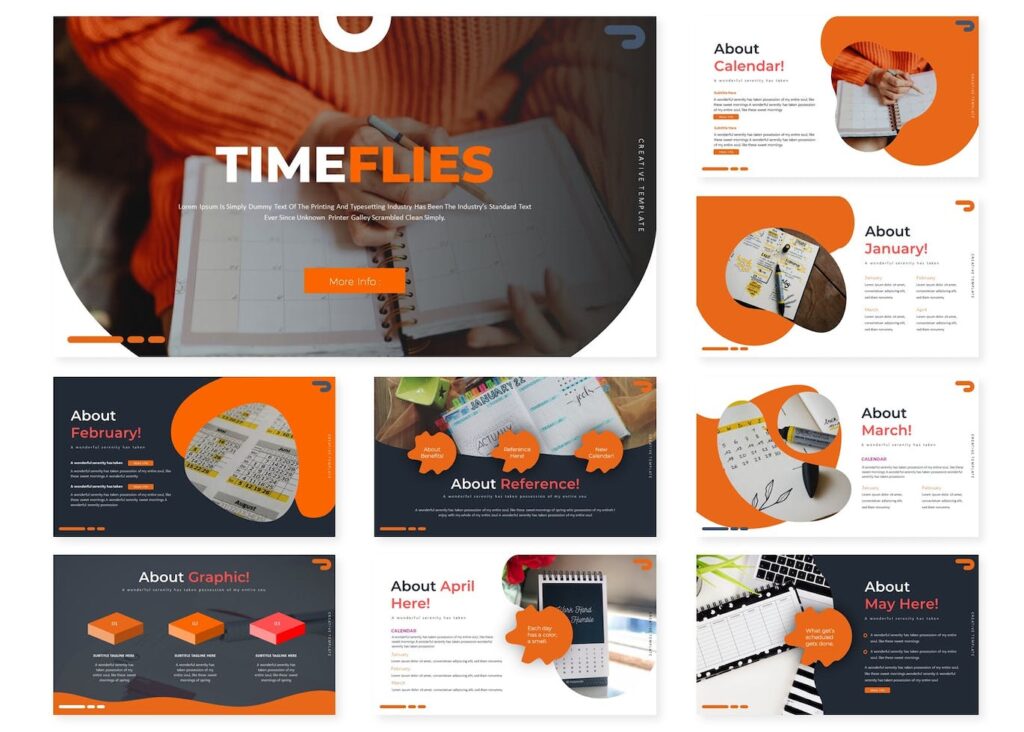 Timeflies PowerPoint Template – MasterBundles