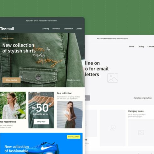 Toomail - Email Newsletter Wireframe – MasterBundles