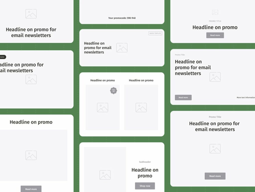 Toomail - Email Newsletter Wireframe – MasterBundles