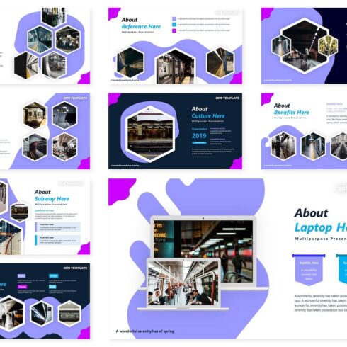 Transport Google Slides Template | MasterBundles