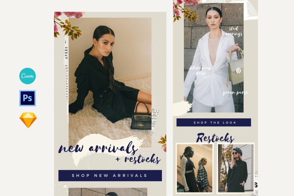 Trendy Email Design Template – MasterBundles