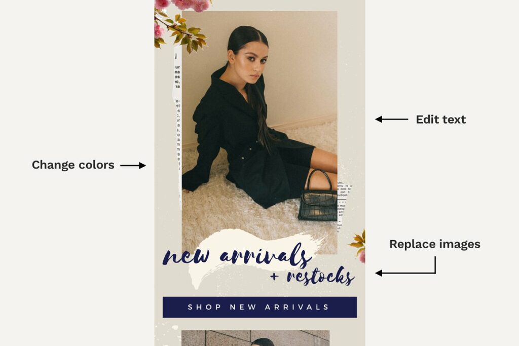 Trendy Email Design Template – MasterBundles