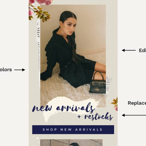 Trendy Email Design Template | MasterBundles